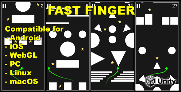 Fast Finger - Unity Game Source Code With AdMob - code.market
