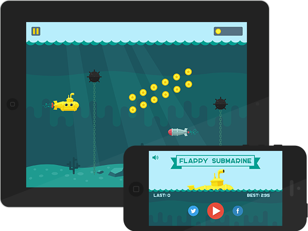 Flappy Submarine - code.market
