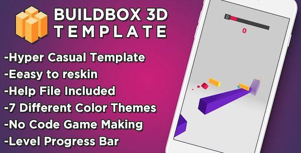 Flippy Cube - Buildbox 3D Hyper Casual Game - code.market