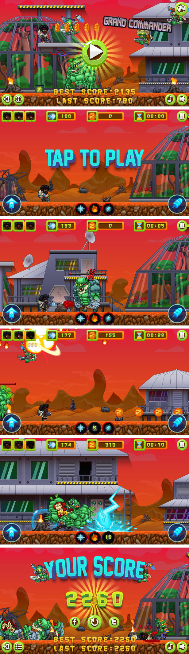 Grand Commander Html5 Game Mobile Versionadmob Codemarket 4563