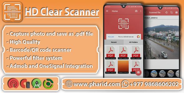 HD Clear Scanner - CamScanner Clone | Images to PDF Quick - code.market