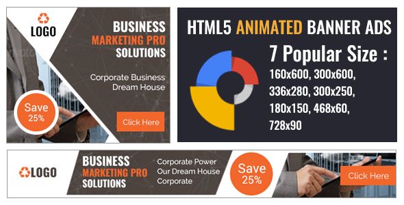 HTML5 Animated Banner Ads Template - code.market