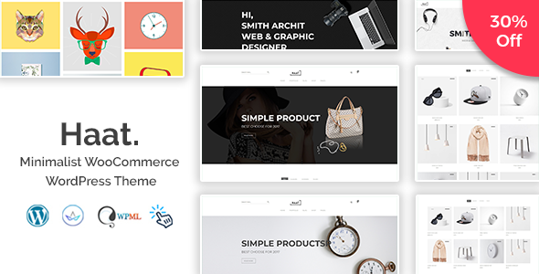 Haat - Minimalist WooCommerce WordPress Theme - code.market