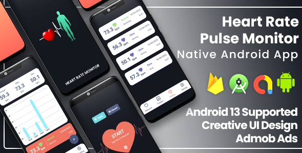 Heart Rate Monitor: Pulse Rate Counter, Instant Heart - code.market