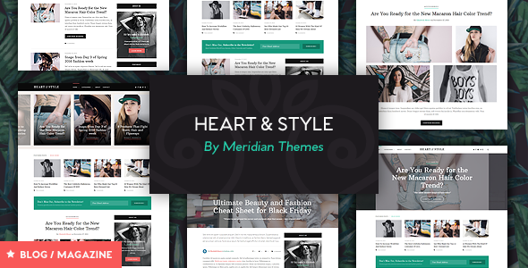 Heart & Style - Responsive Magazine Theme - code.market