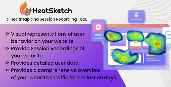 HeatSketch - Heatmap and Session Recording Tool (SaaS Platform) - code.market