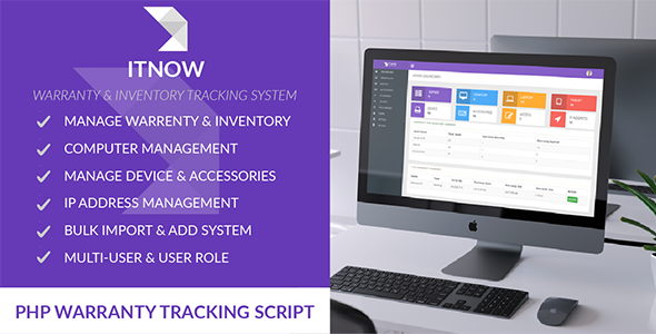 ITNOW-Warranty & Inventory Tracking System - code.market