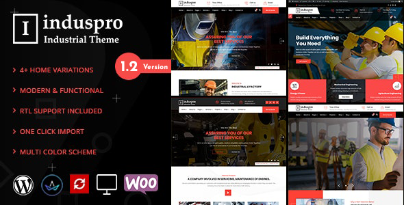 Induspro - Factory and Industrial WordPress Theme - code.market