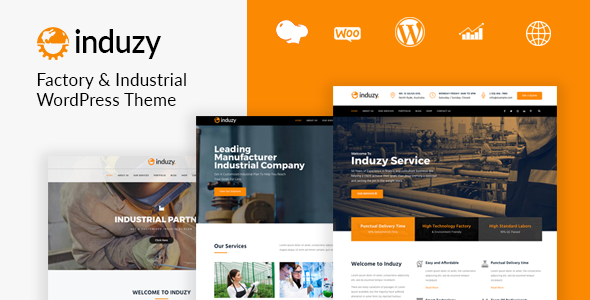 Induzy - Factory & Industrial WordPress Theme - code.market