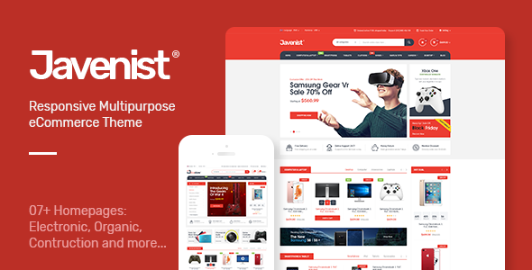 Javenist - Multipurpose eCommerce WordPress Theme - code.market