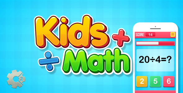 Kids Math - HTML5 Game (Construct 2) - code.market