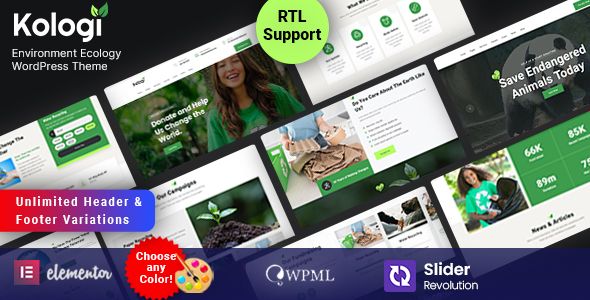 Kologi - Environment Ecology - code.market