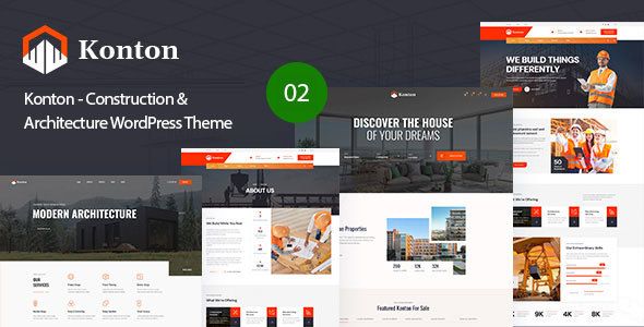 Konton - Construction & Architecture WordPress Theme - code.market