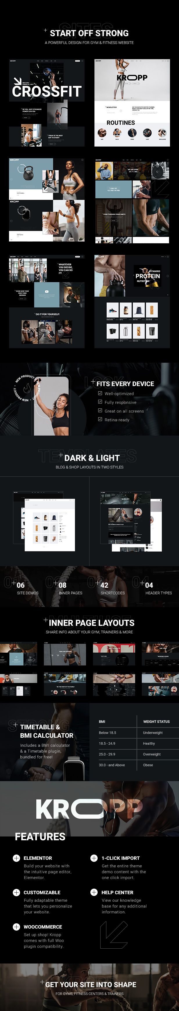 Kropp - Fitness and Gym Theme - code.market