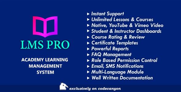 LMS Pro - Academy Learning Management System for Online Courses - code ...