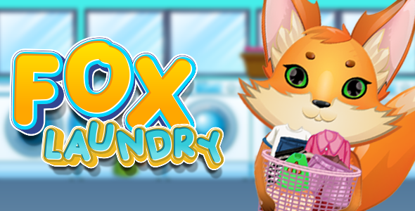 Laundry Fox - HTML5 Game - Construct 3 - code.market