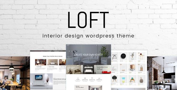 Loft - Interior Design WordPress Theme - code.market