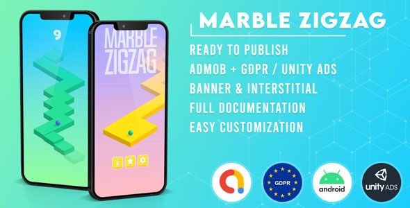 Marble ZigZag (Admob + GDPR + Unity) - code.market