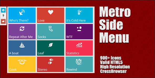 Metro Style Side Menu - code.market