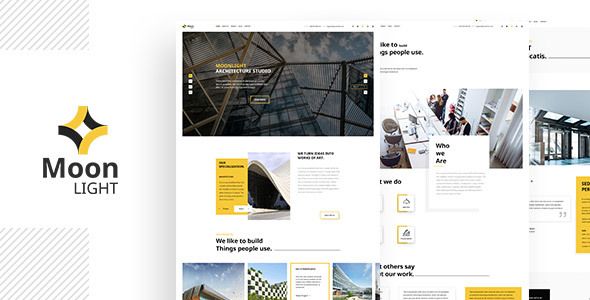 Moonlight - Architecture, Decor & Interior Design WordPress Theme Wordpress Creative Web - code ...