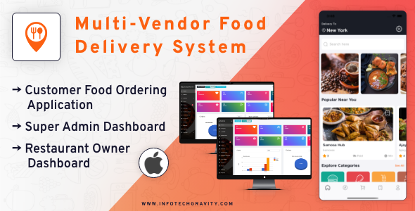 Multi Restaurant - Food ordering iOS App with Admin Panel - code.market