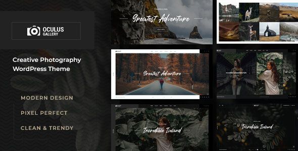 Oculus - Photography WordPress Theme - code.market
