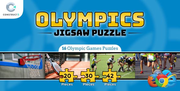Olympics Jigsaw Puzzle - HTML5 Game - code.market