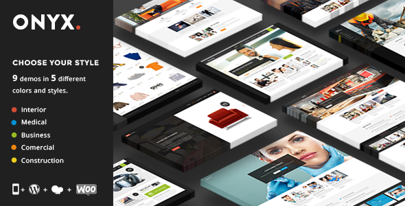Onyx - Multi-Concept Business Theme Wordpress Business - code.market
