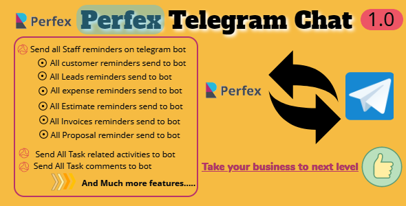 Perfex Crm And Telegrambot Notification Module Codemarket