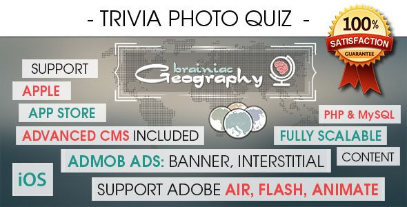 Photo Trivia Quiz With CMS & Ads - iOS - code.market