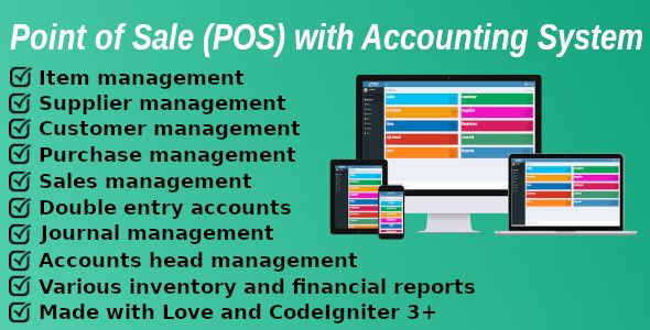Point of Sale (POS) with Accounting System - code.market