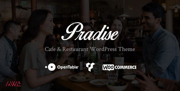 Pradise Cafe & Restaurant WordPress Theme - code.market