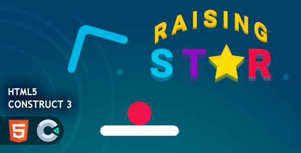 Raising Star HTML5 Construct 3 Game - code.market