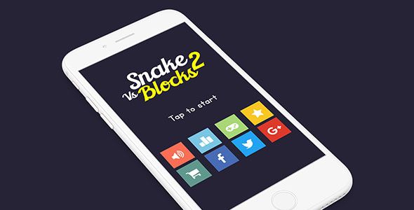 SNAKE VS BLOCKS 2 WITH ADMOB - ANDROID STUDIO & ECLIPSE FILE - code.market