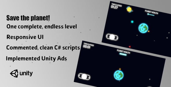 Save the planet - Complete Unity Game - code.market