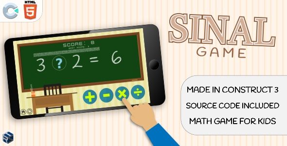 SinalGame - HTML5 Math game - code.market