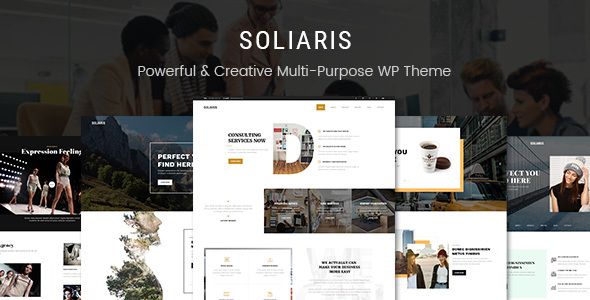 Soliaris - Business Bootstrap WordPress Theme - code.market