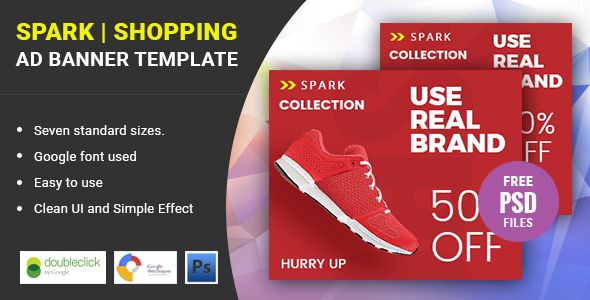 Spark Shopping | HTML 5 Animated Google Banner - code.market