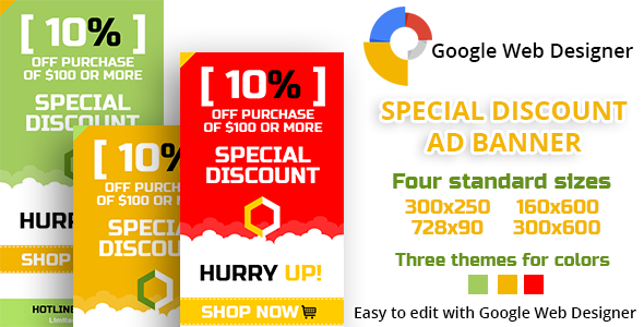 Special Discount Ad Banner - code.market