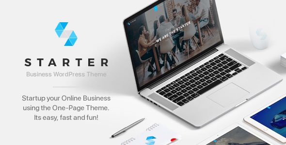 Starter | Business One-Page WordPress Theme - code.market