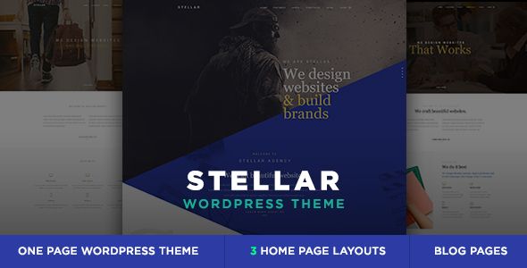 Stellar - One Page Multipurpose Responsive WP Theme - code.market