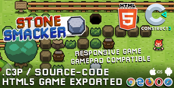 Stone Smacker HTML5 Game - With Construct 3 All Source-code - code.market