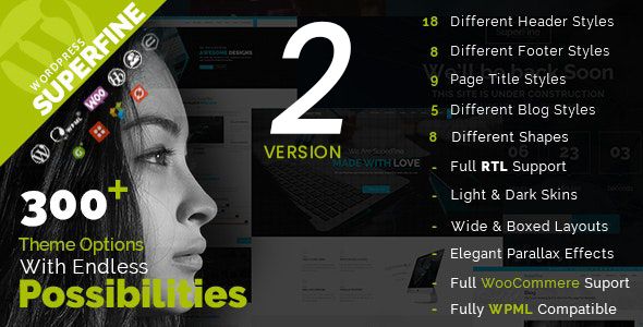SuperFine - Multipurpose WordPress Theme - code.market