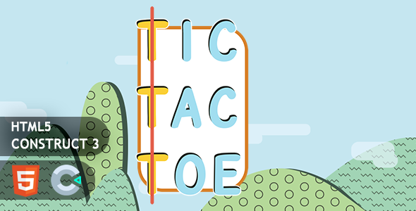 Tic Tac Toe Construct 3 HTML5 Game - code.market