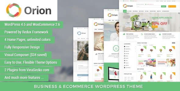 VG Orion - Business & eCommerce WordPress Theme - code.market