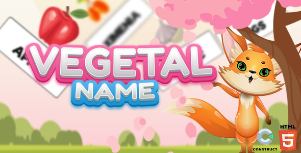 Vegatal Name - HTML5 Game - Construct 3 - code.market