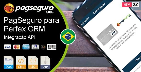 Weboox Plugin - PagSeguro para Perfex CRM (API) - code.market