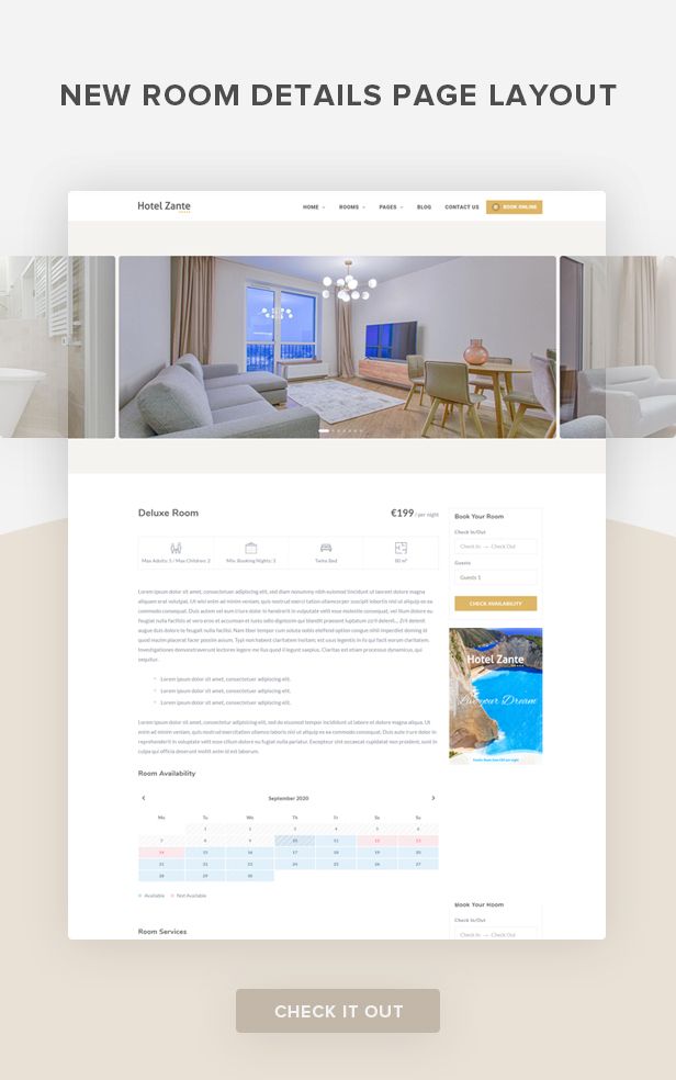 Zante - Hotel Theme Wordpress Retail - code.market