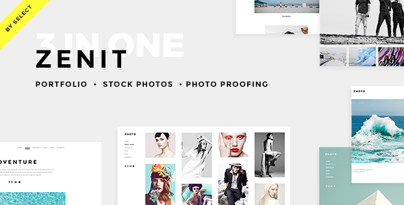 Zenit - Clean Photography Theme - code.market