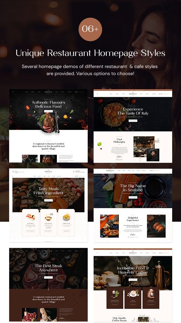 Vonaco - Restaurant & Coffee Shop WordPress Theme - code.market